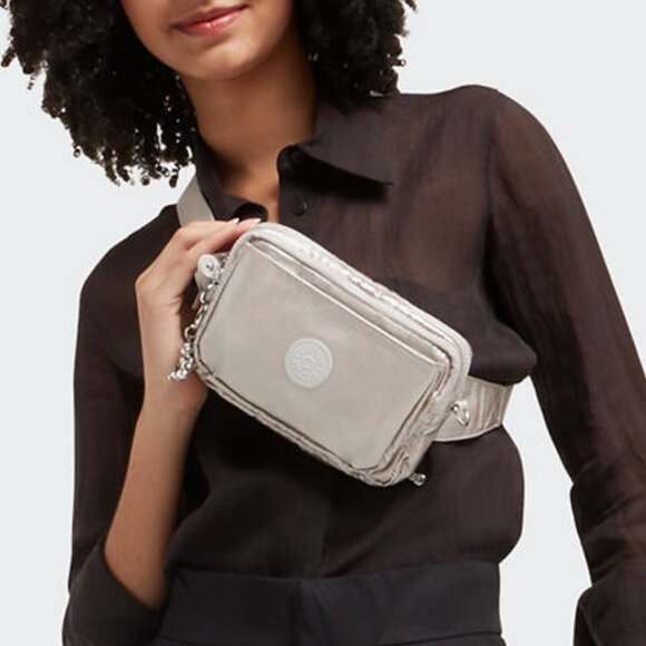 Kipling | Bags | Kipling Womens Abanu Waist Packcrossbody Metallic Glow ...